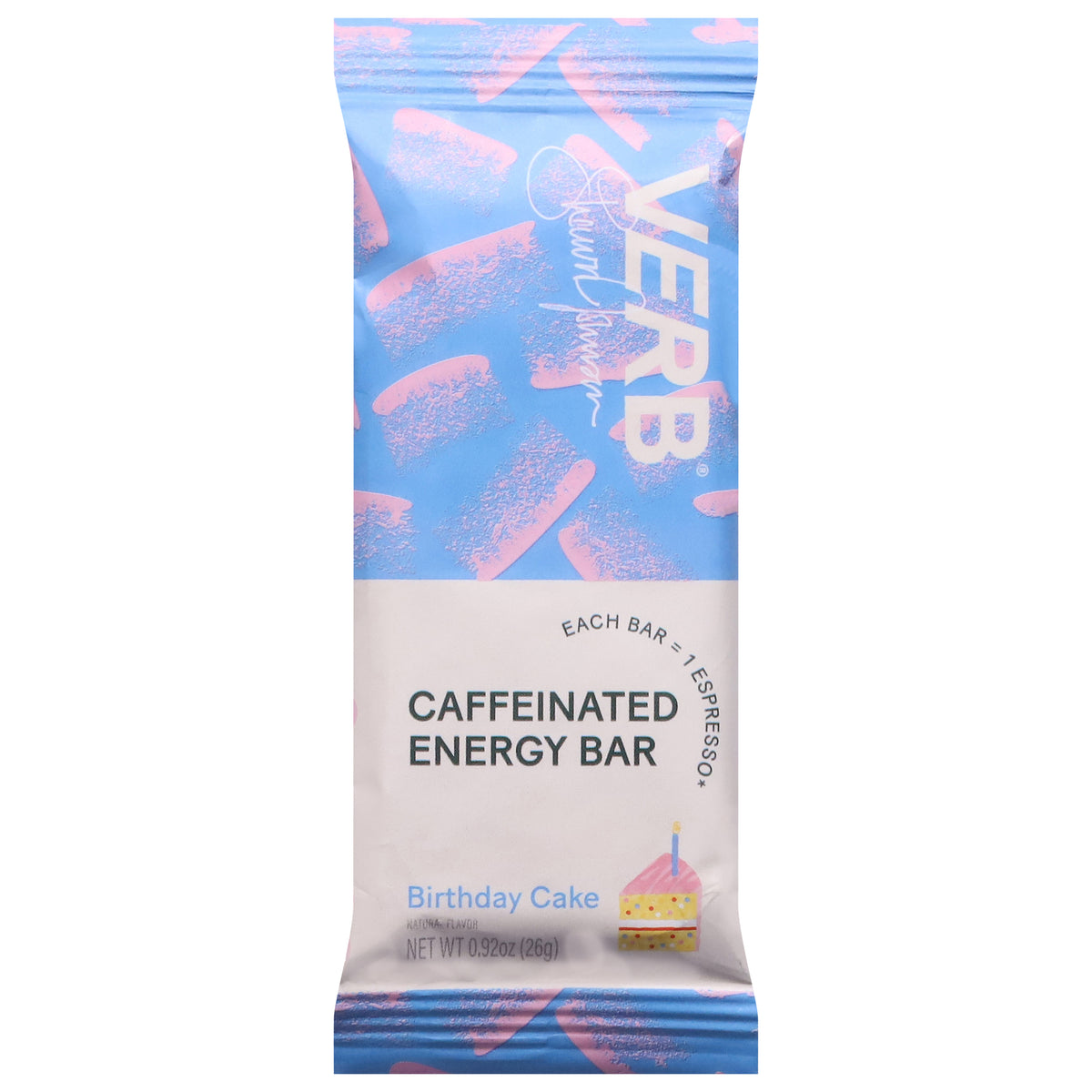 Verb Energy: Birthday Cake Energy Bar, 0.92 Oz | Delicious Flavor Boost ...