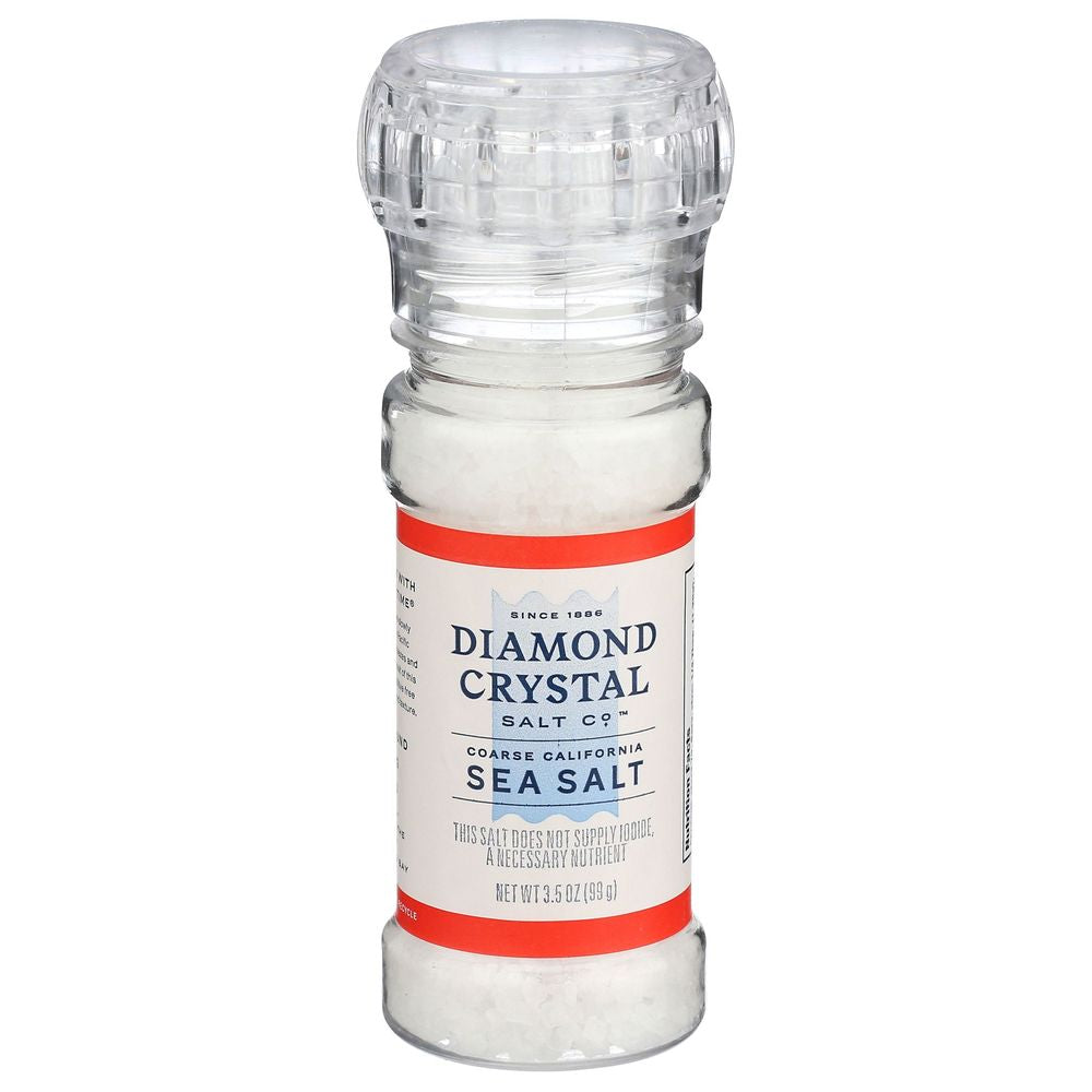 Diamond Crystal Coarse Sea Salt Grinder, 3.5 oz (12 Pack). USA Made ...