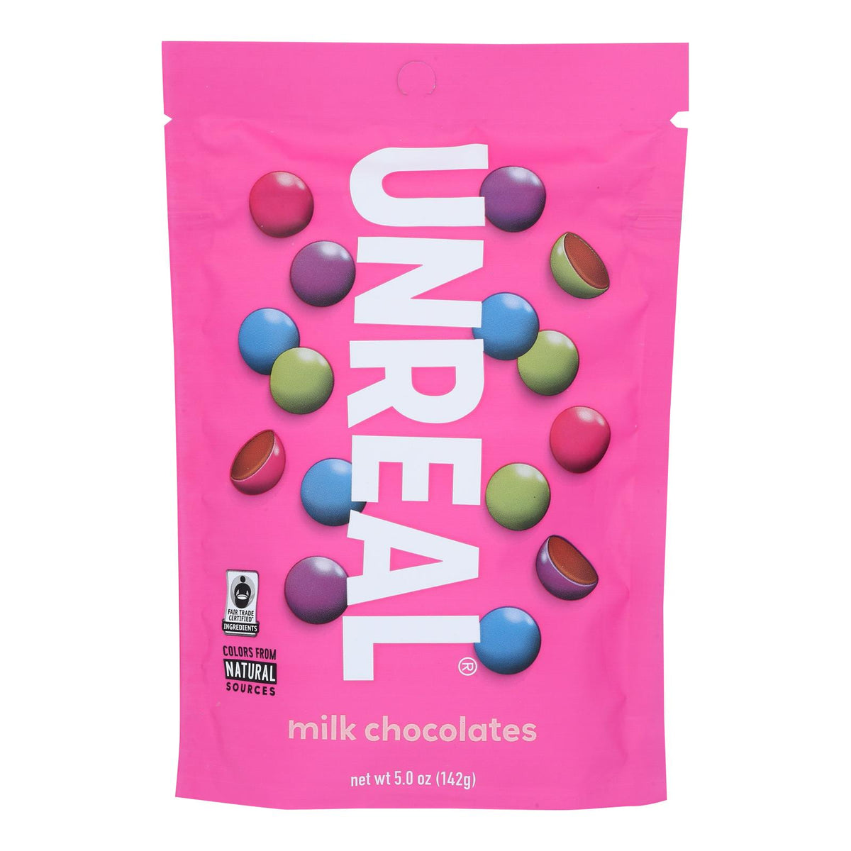 Unreal Milk Chocolate Gems Candy Coated 6-Pack | 5 oz | Tasty Chocolate ...