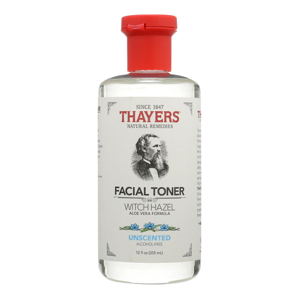 Thayers Witch Hazel Toner Unscented - Alcohol-Free - 12 fl oz - Natural ...