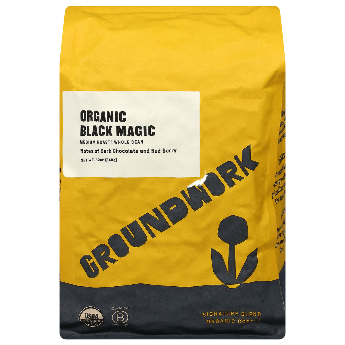 Groundwork OG2 Black Magic Whole Bean Coffee - 6 x 12 oz Bags | Dark ...
