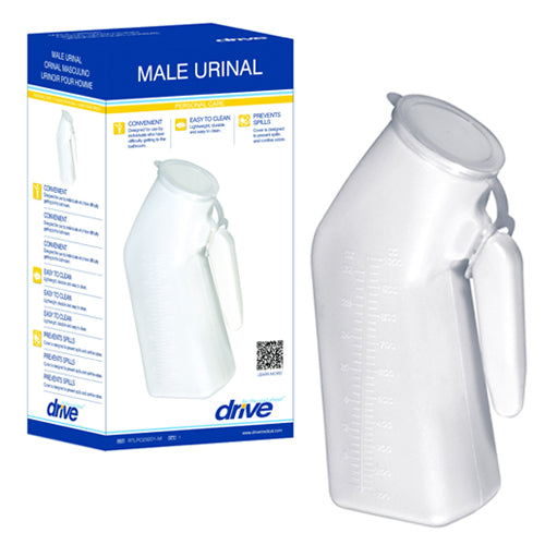 Male Urinal 32 oz with Spill-Proof Design & Odor Cap - Retail Box ...