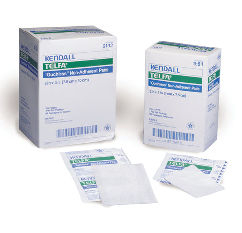 Telfa Non-Adherent Wound Dressing 3 x 8 Inches, Sterile, Box of 50 ...