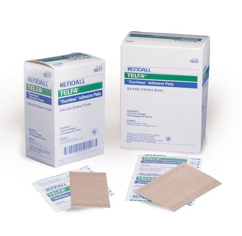 Telfa Adhesive Wound Dressing Pad 2 x 3 Inches, 100 Count Box, Sterile ...