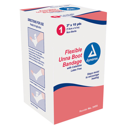 Unna Paste Bandage 3 Inch x 10 Yards with Calamine for Leg Ulcers & Ed ...