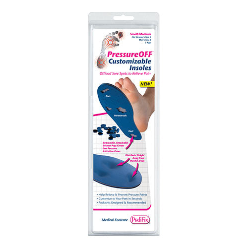 PressureOFF System 7 Customizable Offloading Insole, Large Left - Plan ...