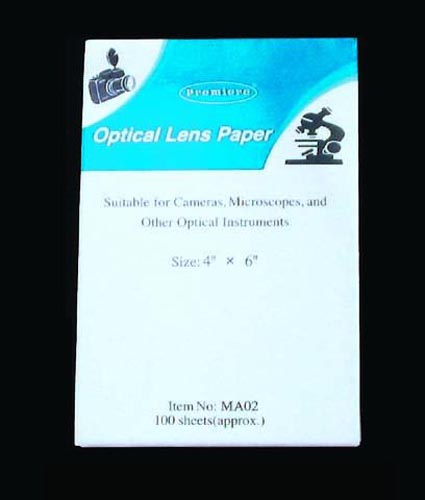 Microscope Lens Cleaning Paper Booklet - 50 Sheets Soft Optical Tissue ...