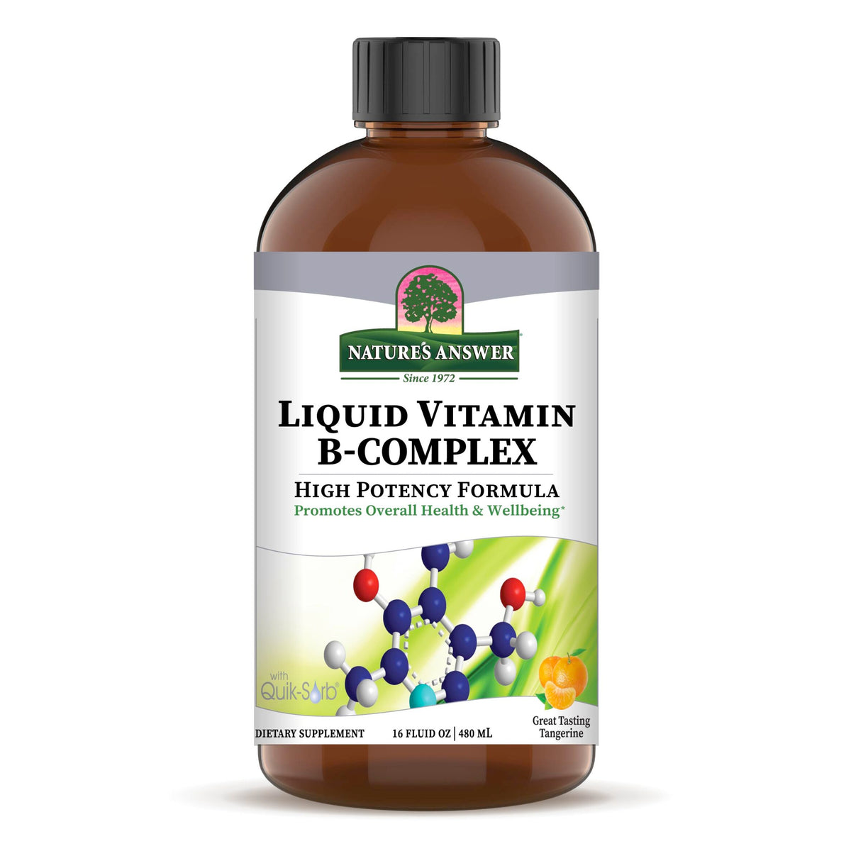 Liquid Vitamin B Complex 16 oz | Nature's Answer | Gluten-Free & Non ...