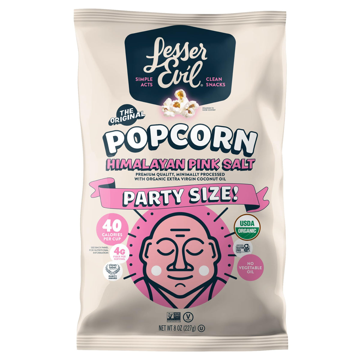 Lesser Evil Organic Popcorn, Homer's Blend! Delicious, gluten-free ...