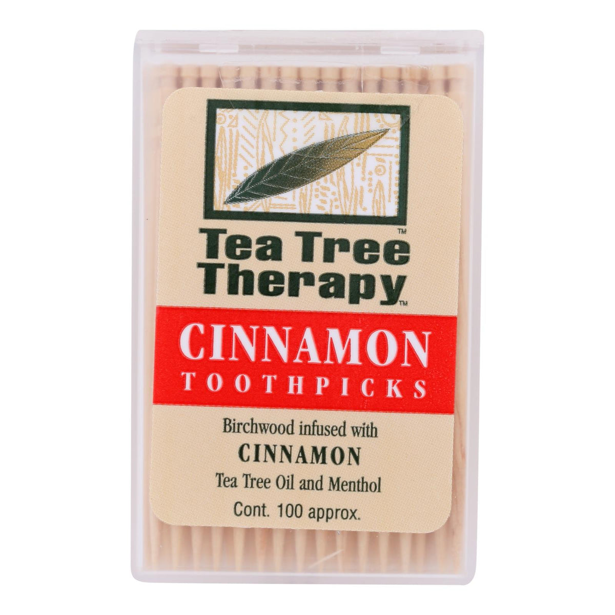 Tea Tree Therapy Cinnamon Toothpicks (12 Pk - 100 Count) – Cozy Farm