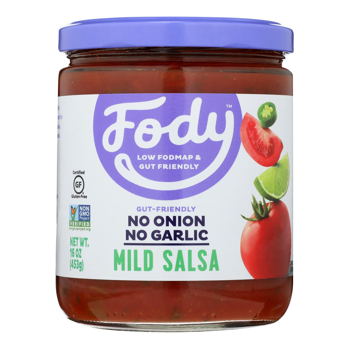 Fody Salsa, 0.9 pH Level Friendly, Low-FODMAP, 6-Pack (16 Oz.) – Cozy Farm