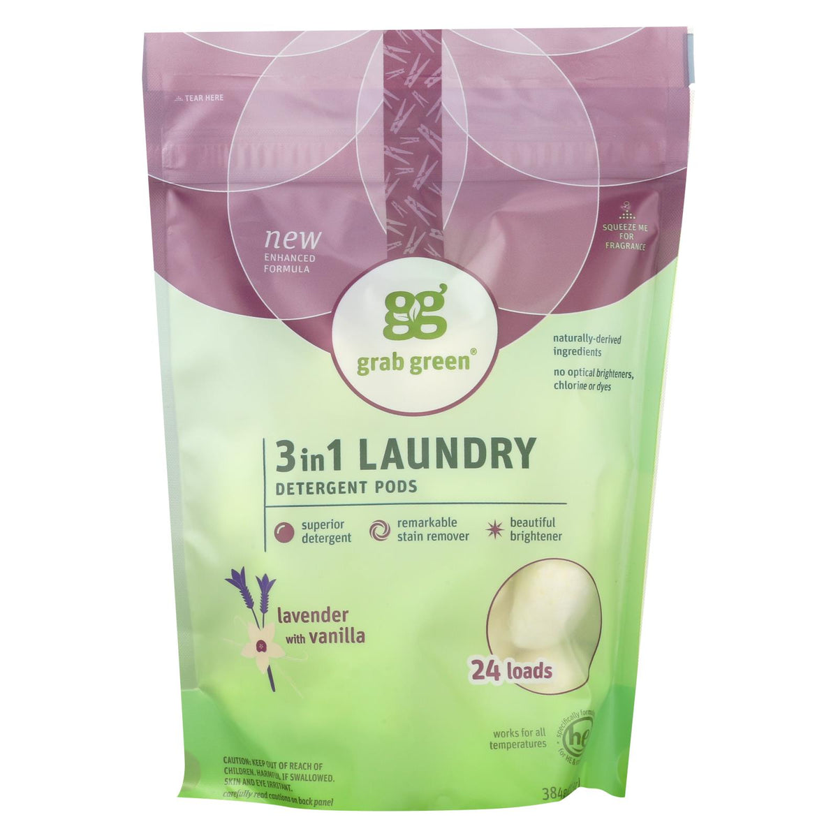 Grab Green Laundry Detergent Sheets, Vanilla Scent, 24-Count – Cozy Farm