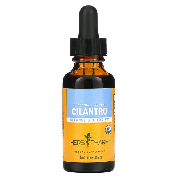 Herb Pharm Organic Cilantro Whole Leaf Tincture, 1 Fl Oz, Herbal ...